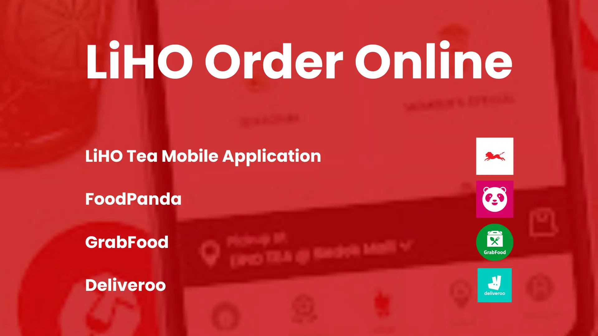 LiHO Order Online | Enjoy Fast Deliveries | 2025